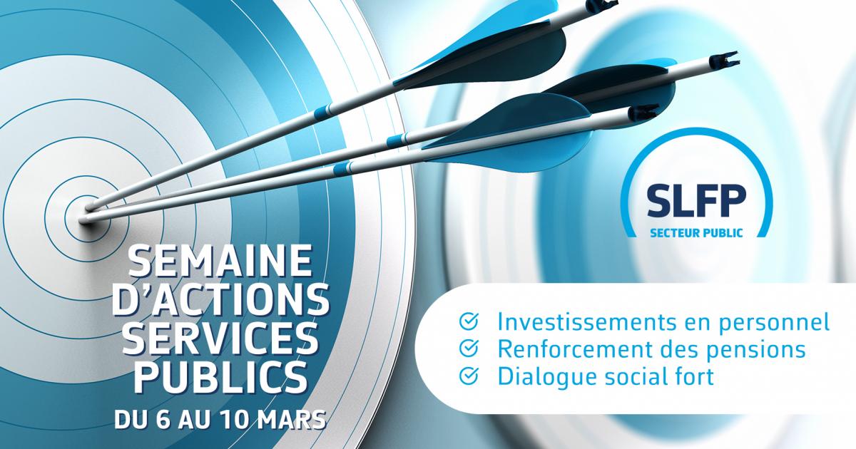 Des services publics forts ! C'est ce que nous voulons. | SLFP